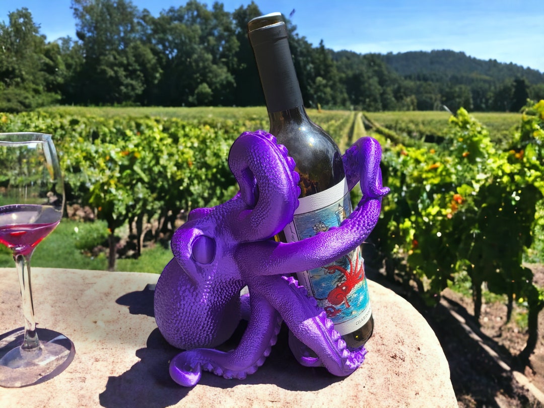 Octopus Wine Bottle Holder - Etsy
