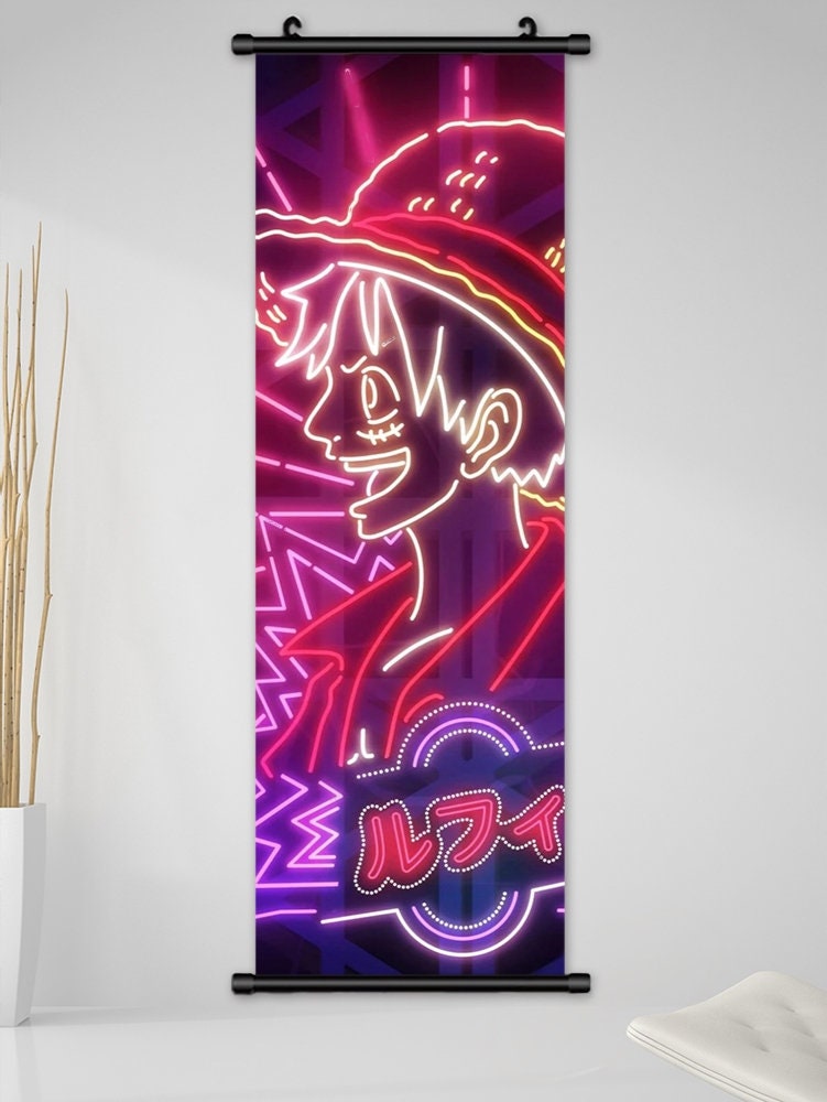 Anime Hang Painting Scroll One Piece Poster Prints Ace One - Etsy