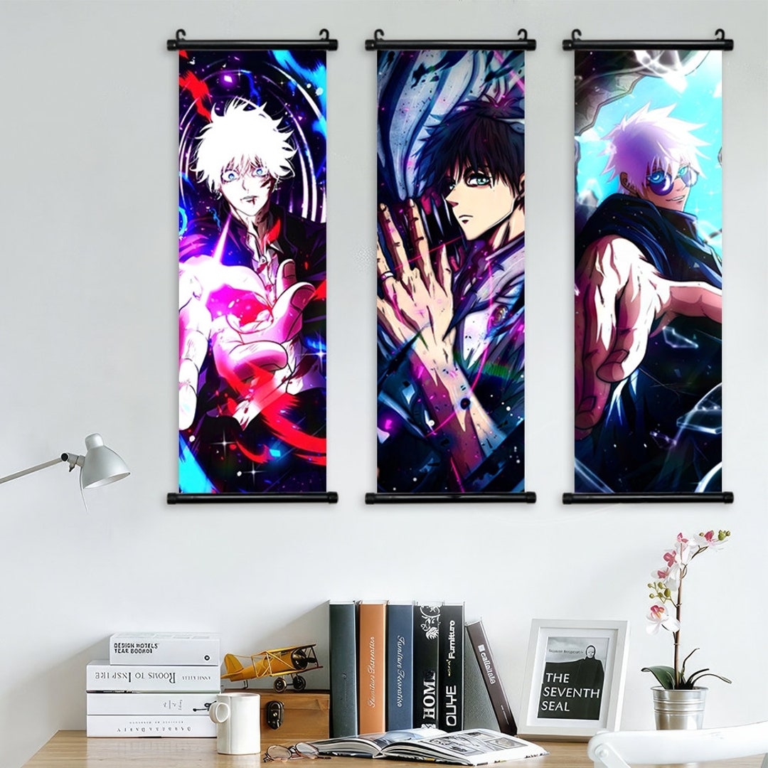 Jujutsu Kaisen Scroll Wall Art Canva Jujutsu Kaisen Art - Etsy