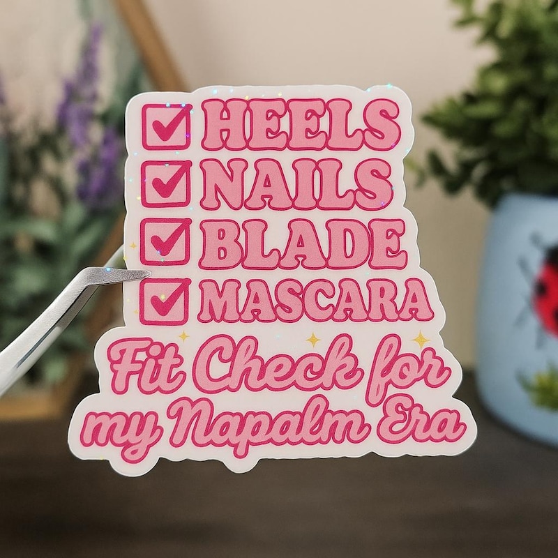 Heels Nails Blade Mascara - Etsy