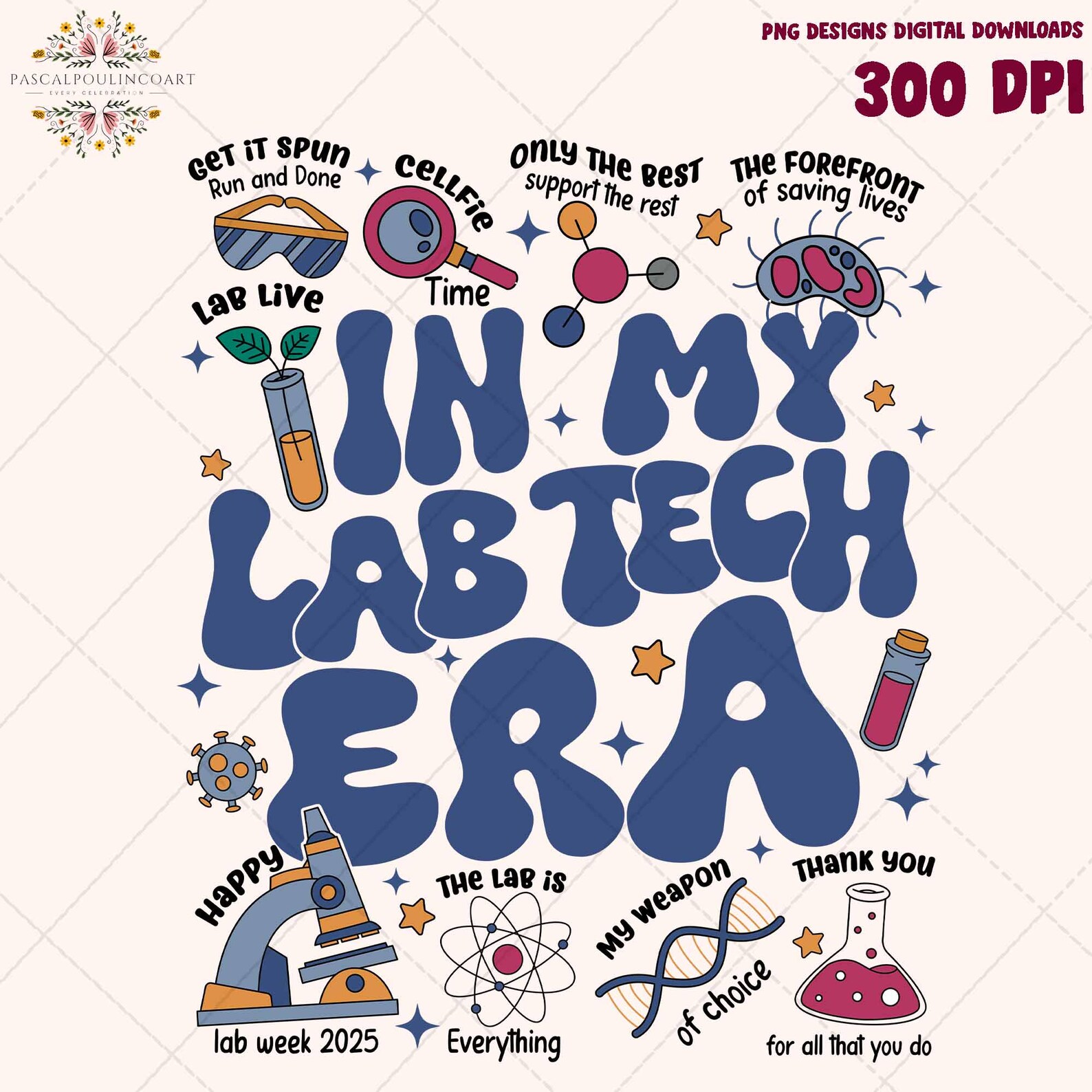 In My Lab Tech Era Png, Lab Tech Png, Lab Week Png, in My Lab Tech Era ...