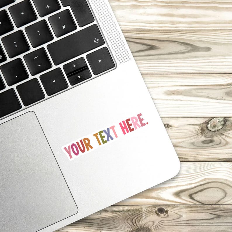 Custom Text Sticker, Personalized Quote Decal, Personalized Vinyl ...