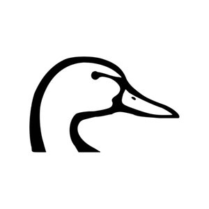 Duck Head Decal - Etsy