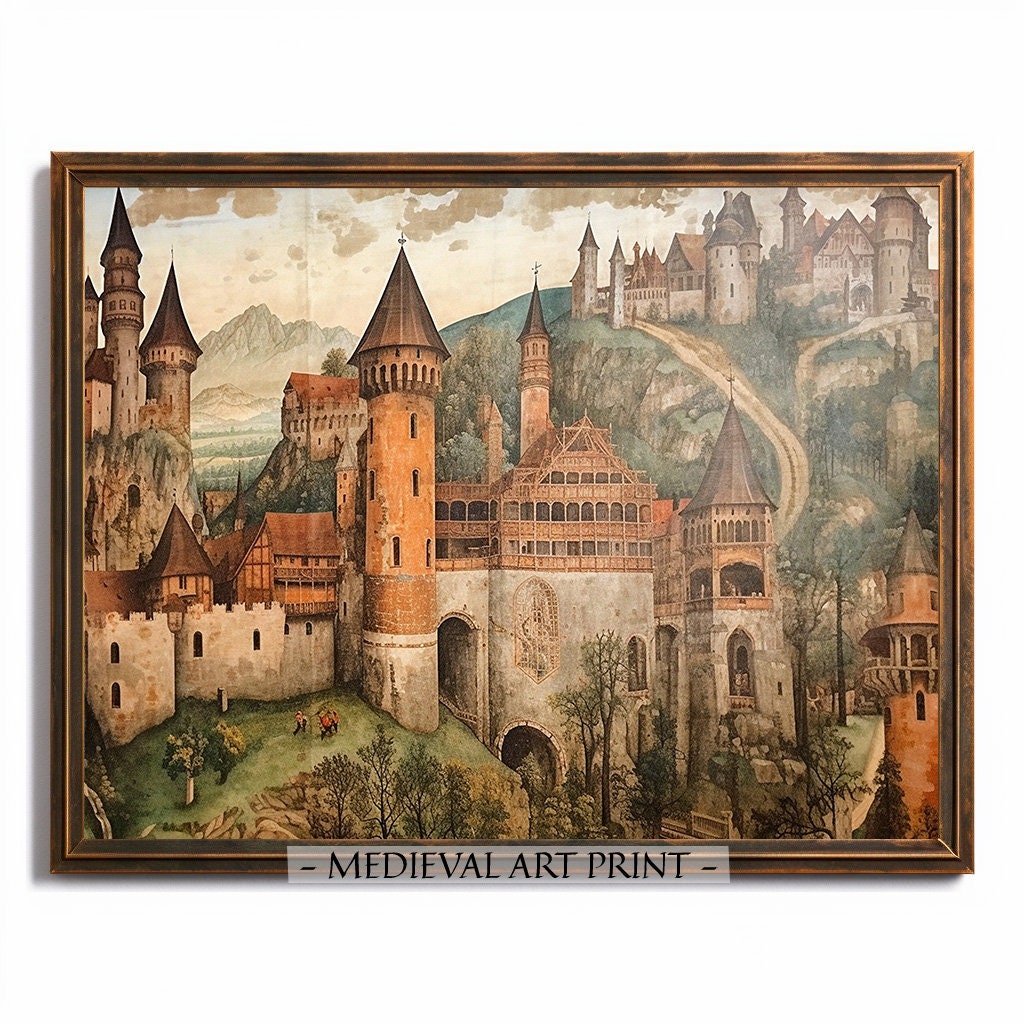 Famous Medieval Castle Paintings
