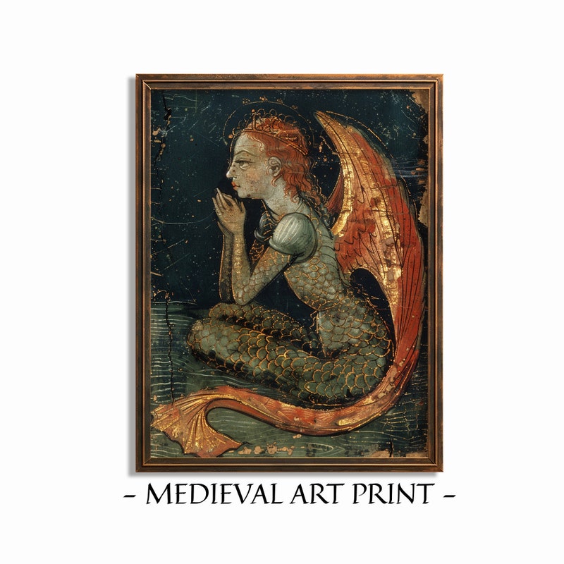 Medieval Mermaid - Etsy