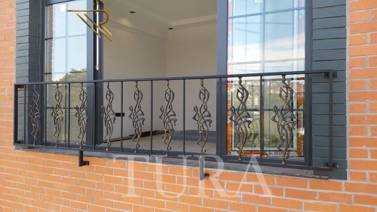 Custom Wrought Iron Balcony Railings, Forged Balcony Railings, Metal ...
