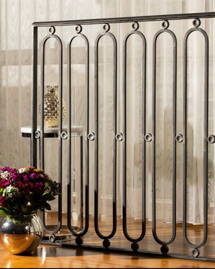 Custom Wrought Iron Balcony Railings Forged Balcony Railings - Etsy
