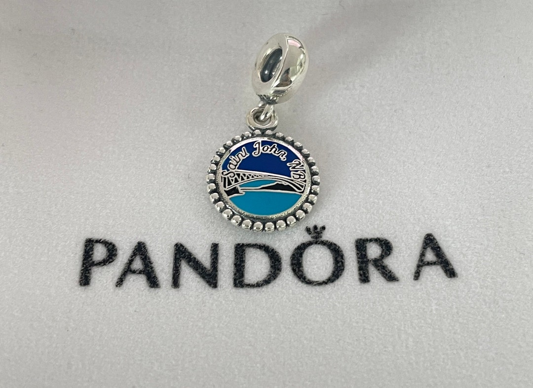 Pandora Saint John .NB Dangle Charm Falls Bridge Unforgettable - Etsy