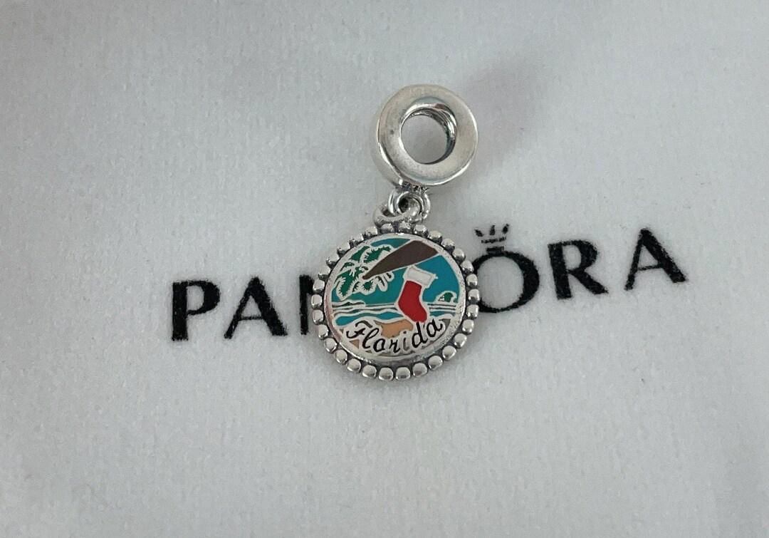Pandora Florida Beach Merry Christmas Exclusive Charm S925 - Etsy