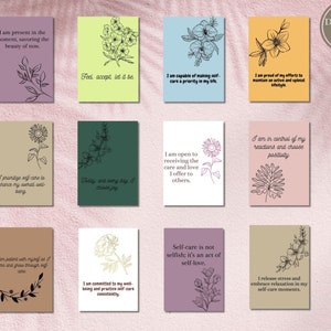 100 Daily Positive Affirmation | Fully Editable Canva Templates ...