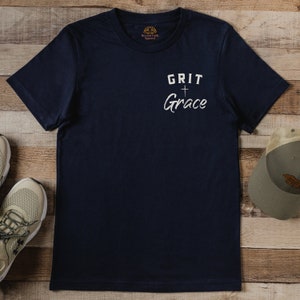 Grit Grace Christian Workout T-shirt, Gym Fitness Tee - Etsy