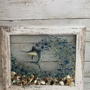 Fish Wall Decor in Glass Frame - Etsy