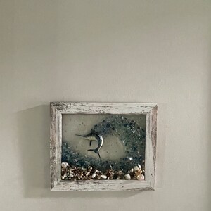 Fish Wall Decor in Glass Frame - Etsy