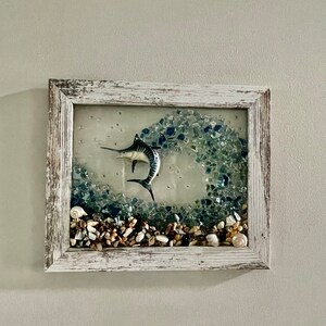 Fish Wall Decor in Glass Frame - Etsy