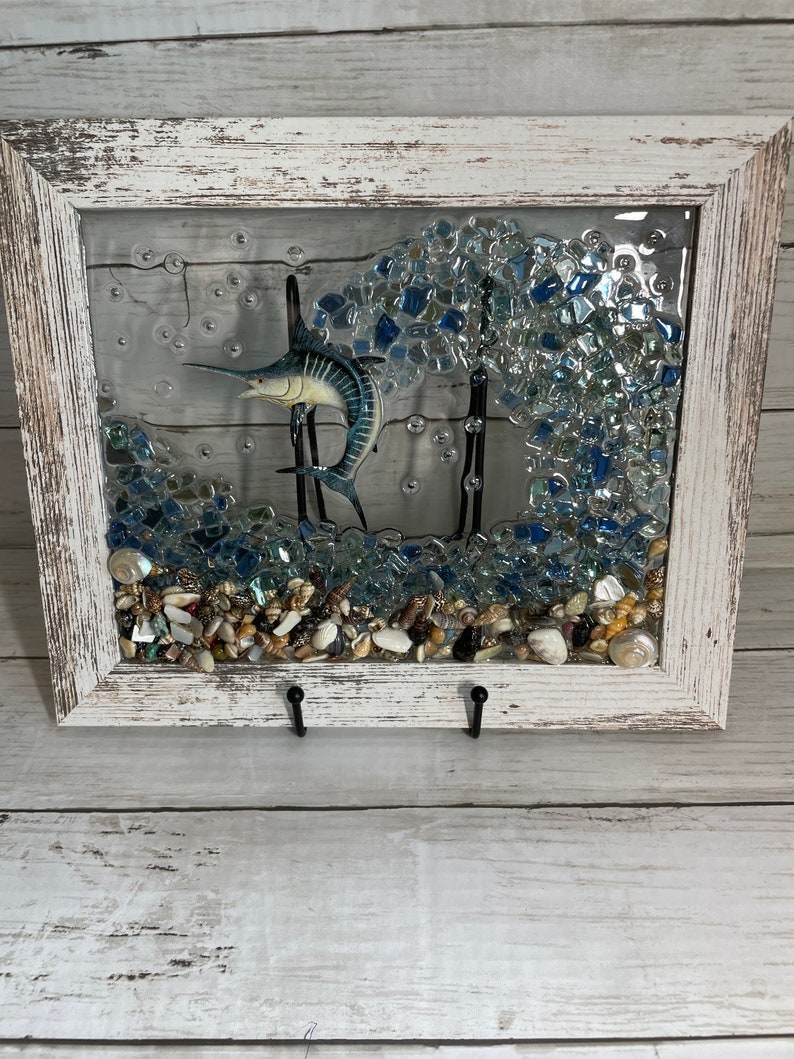 Fish Wall Decor in Glass Frame - Etsy