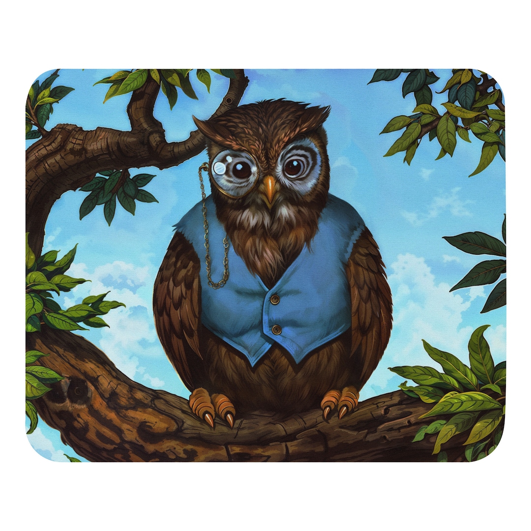 King’s Quest 5 Cedric the Owl Mouse Pad - Etsy