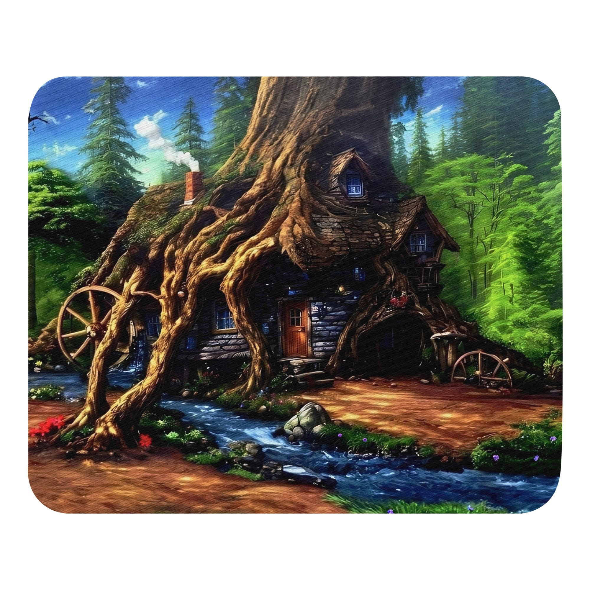 Seven Dwarfs' Cozy Tree House king's Quest IV Mouse - Etsy