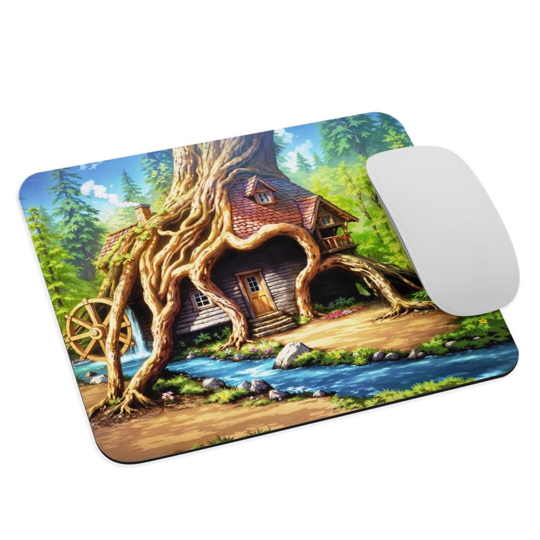 Seven Dwarfs' Cozy Tree House (king's Quest IV) Mouse Pad - Etsy