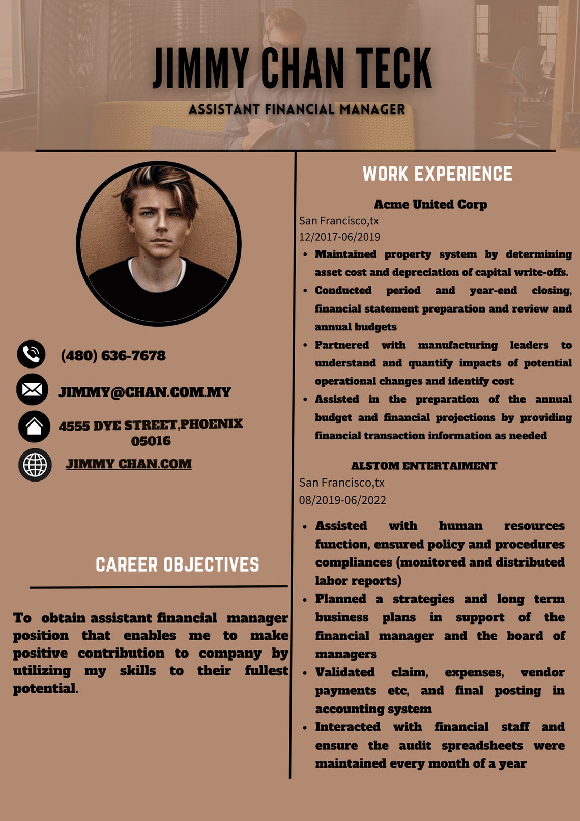Resume Template for Canva Professional CV Template, Canva Modern Resume ...