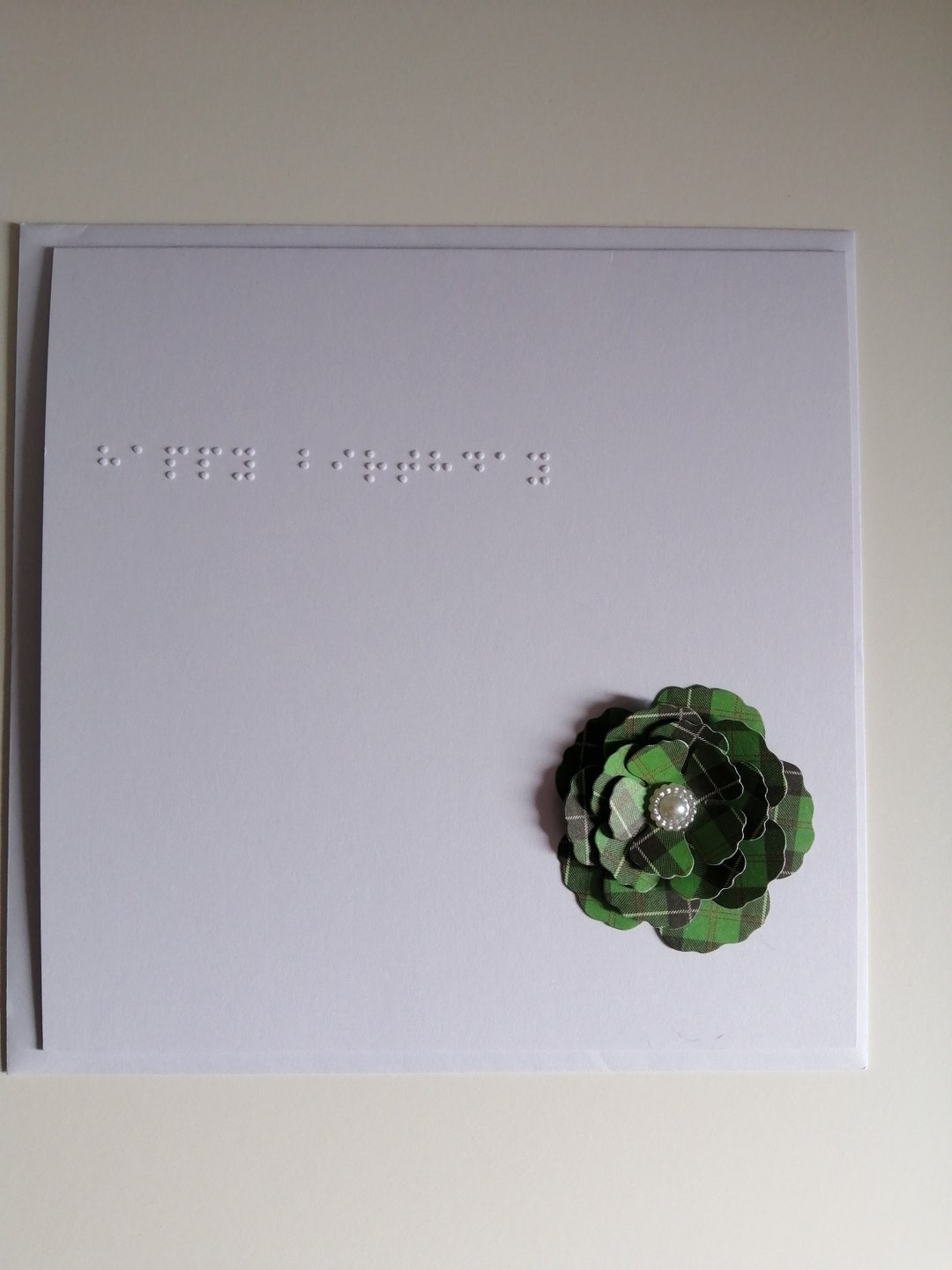 Braille Happy Birthday Card - Etsy