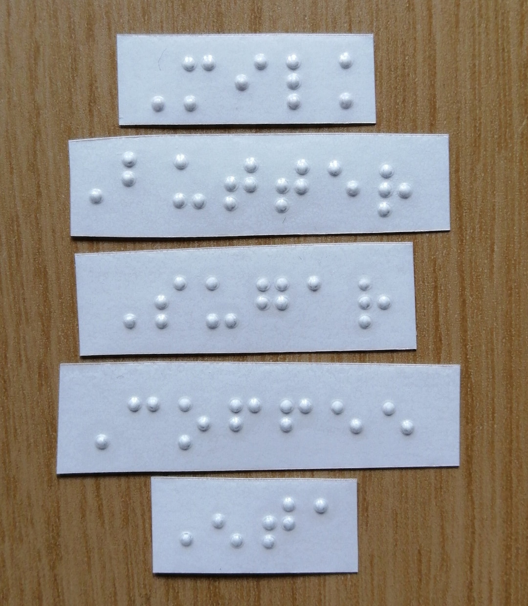 Braille Self Adhesive Labels Braille Stick on Labels Braille ...