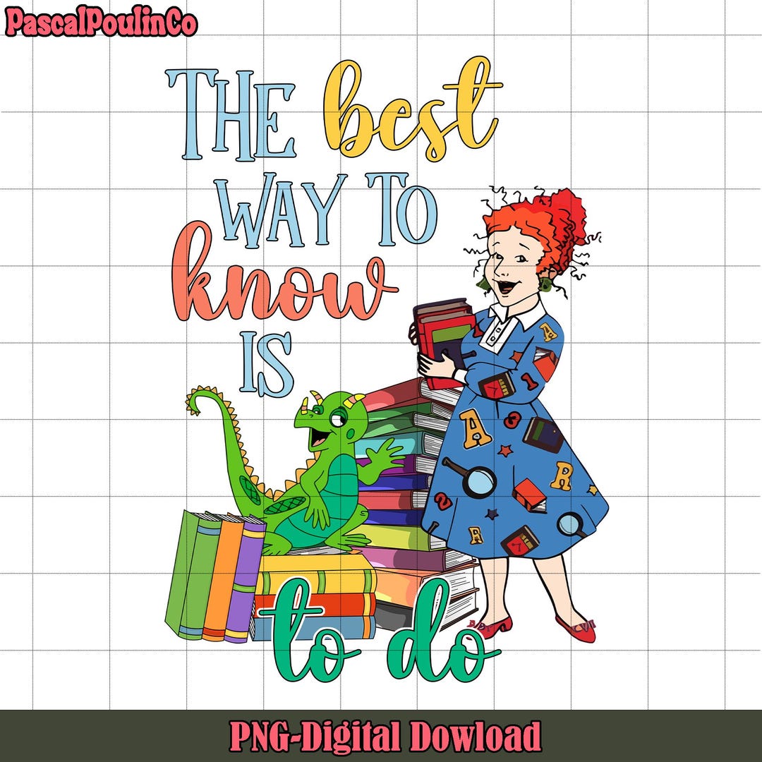 The Magic School Bus Png, Ms Frizzle Png, the Best Way to Know is to Do ...