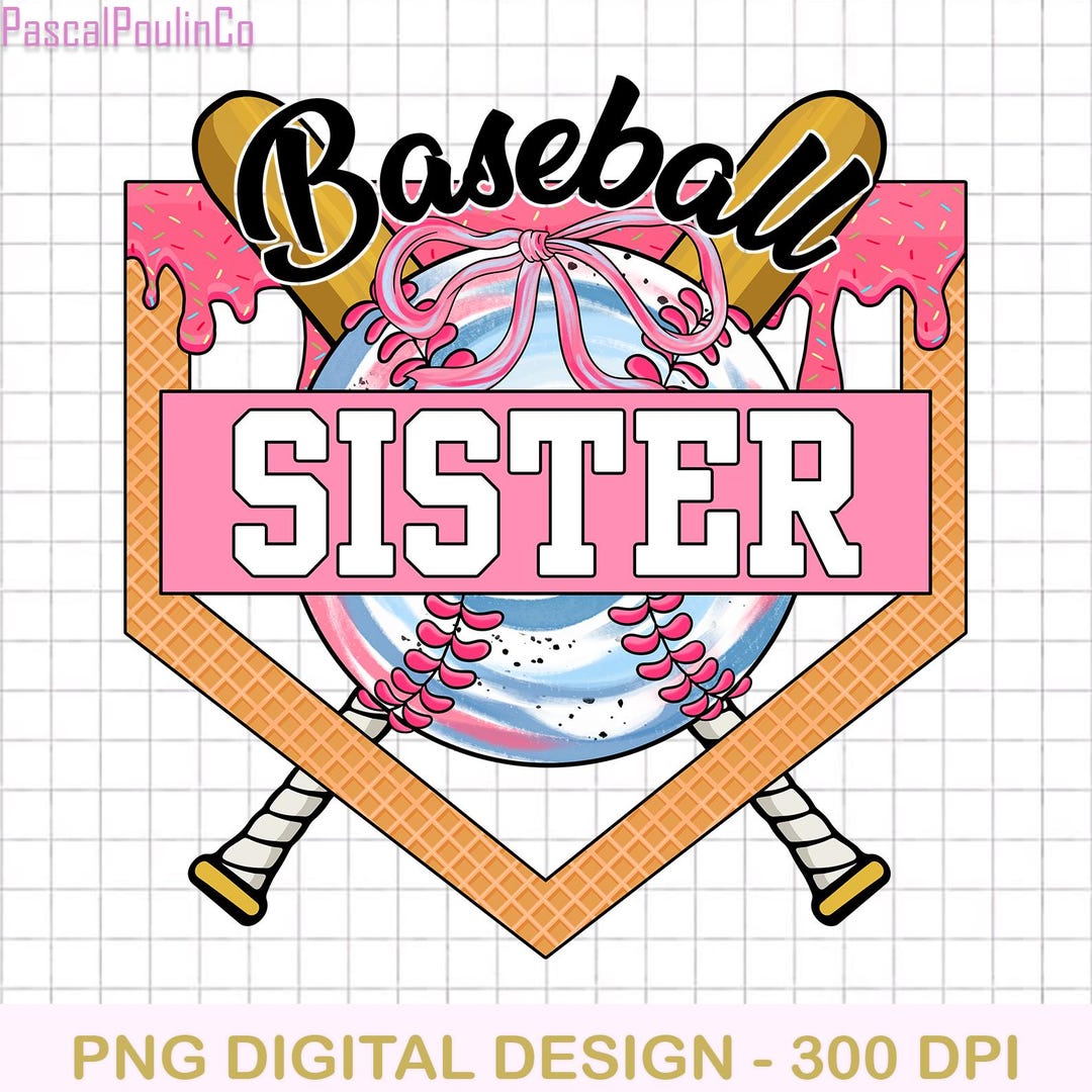Baseball Sister Png, Baseball Png Files, Baseball Sister Png, Youth ...