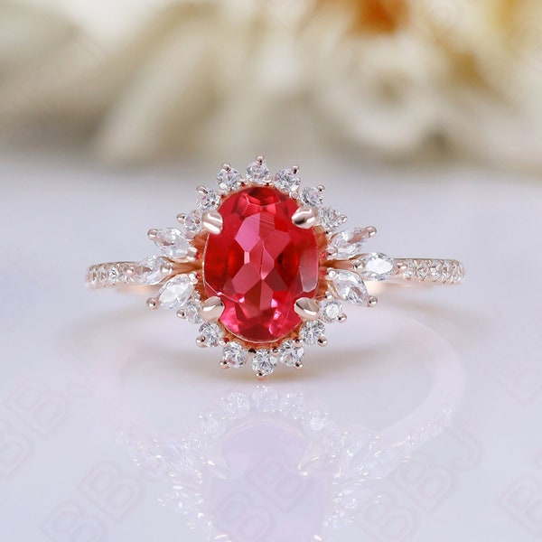 Ruby Filigree Ring - Etsy