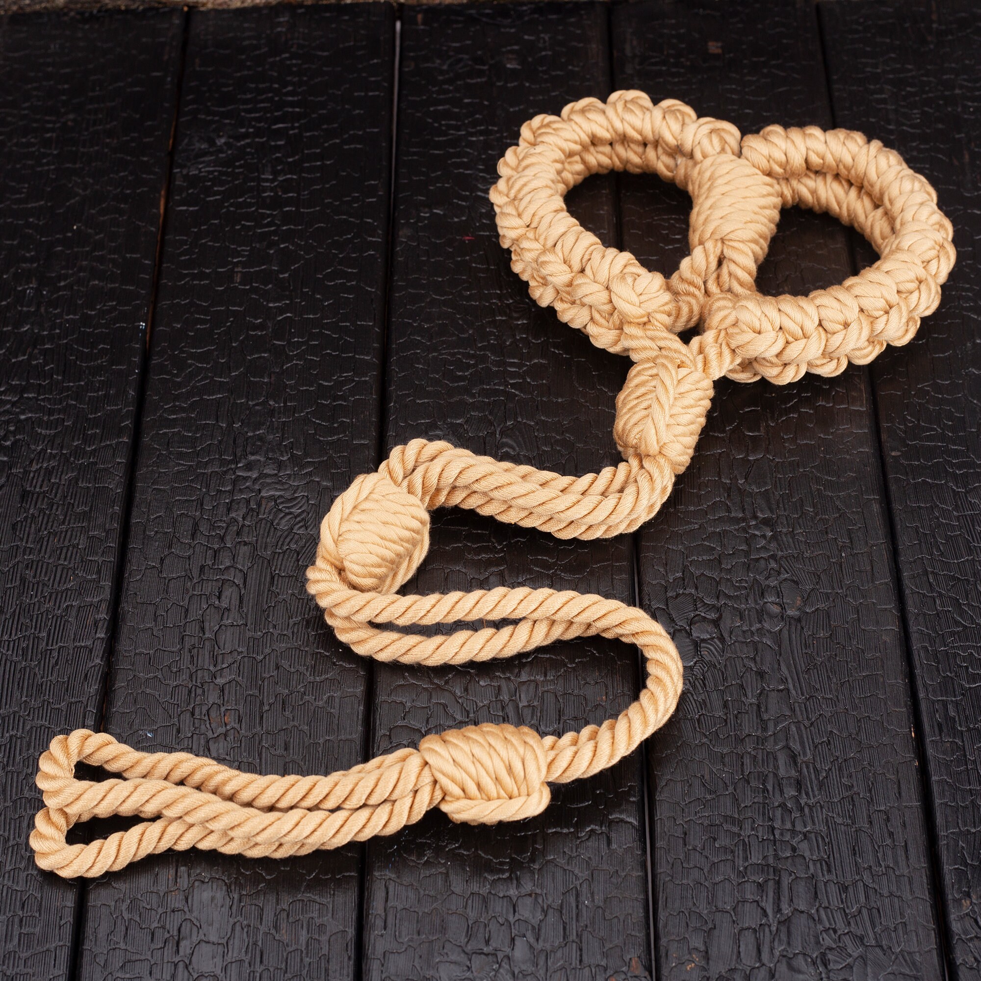 Handcuffs Shibari Rope Restraints ON Leash BDSM Bondage Asethetic Gear ...