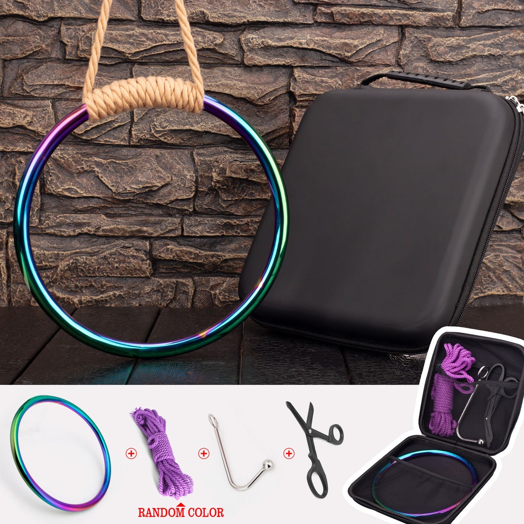Silver/rainbow Stainless Steel Basic Japanese Shibari Ring Suspension ...