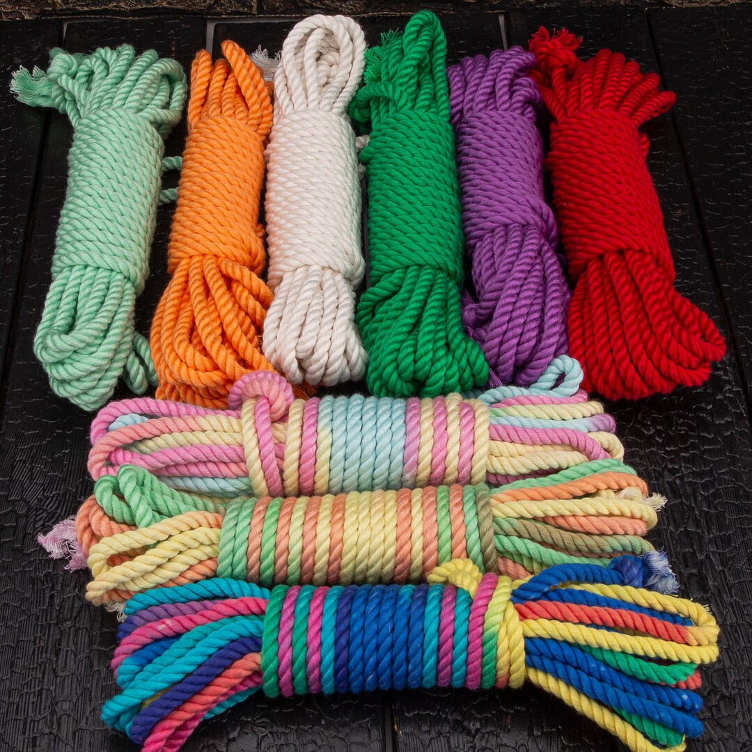 Restraints Bamboo Silk Bondage Rope Solid Color - Etsy