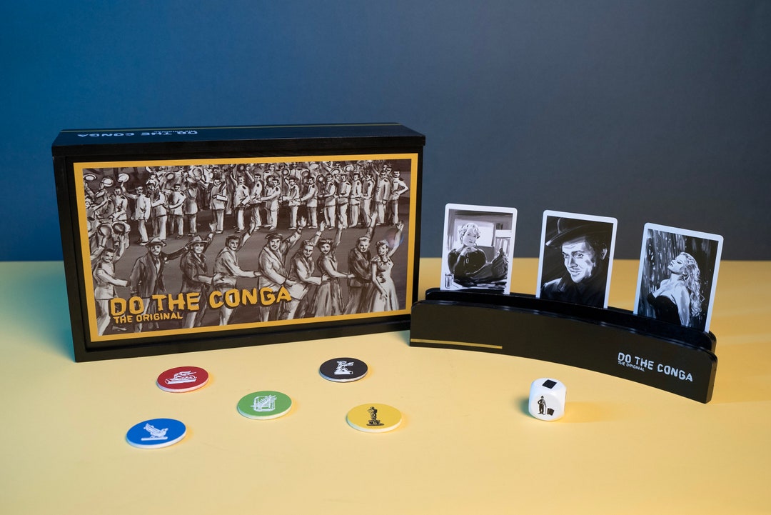 DO THE CONGA Board Game on Cinema 4-12 Players 16 Years - Etsy
