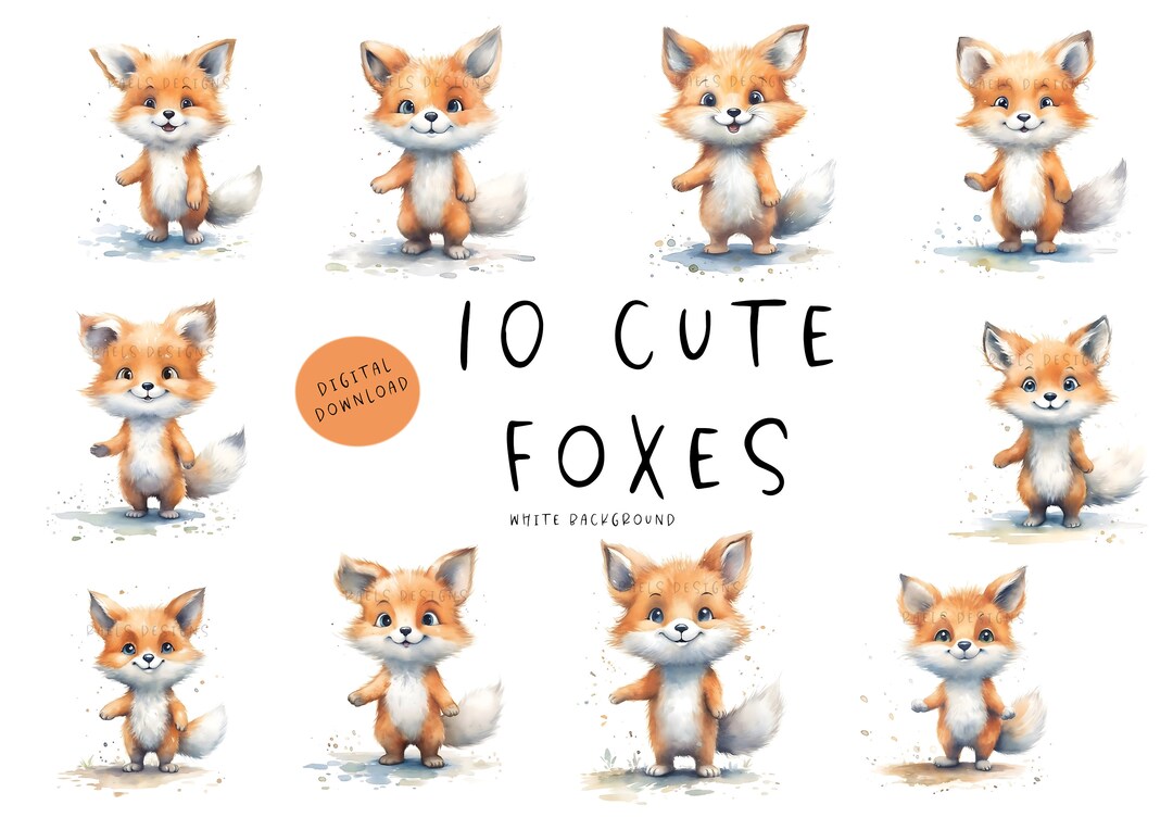 Fox, Foxes, Clipart, Animal Cliparts, Png, Cute Fox, Poster, Frames ...