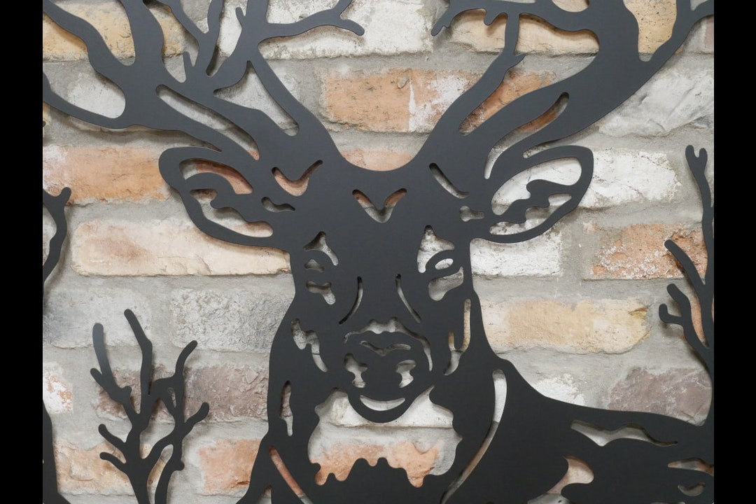 Stag Head Wall Decoration, Large Home Decor, Fireplace - Etsy