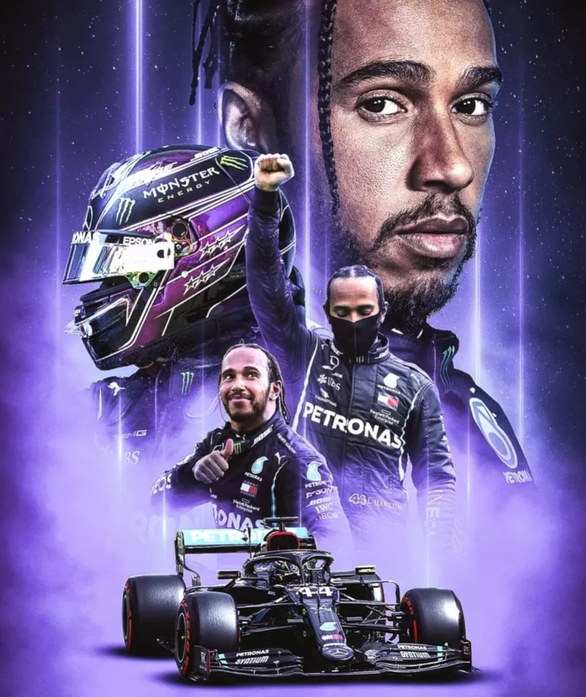 Lewis Hamilton Formula 1 Print F1 Souvenier Grand Prix - Etsy