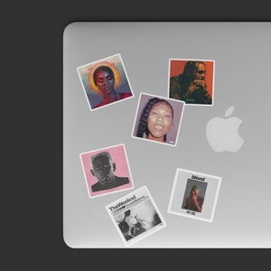 6 Mini Album Cover Vinyl Stickers – Customizable Music Art Decals for ...