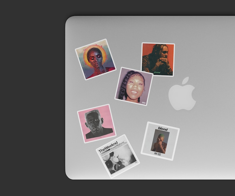 6 Mini Album Cover Vinyl Stickers of Your Choice - Etsy