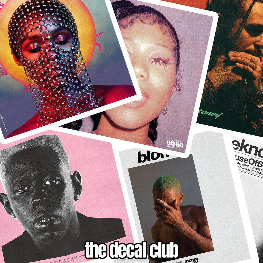 6 Mini Album Cover Vinyl Stickers of Your Choice - Etsy