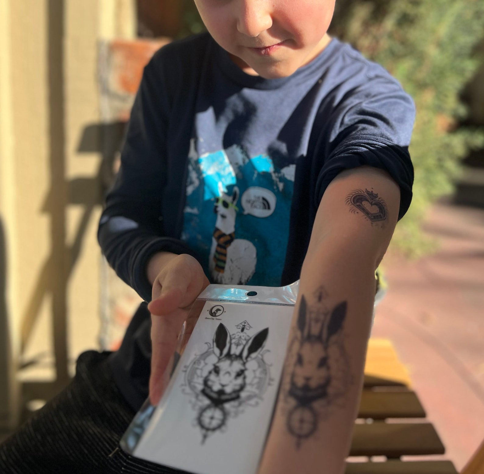 Animal Temporary Tattoo Cute Tattoo Holiday Gift rabbit Tattoo - Etsy