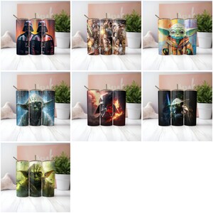 25 Files Star Wars Tumbler Wrap Bundle, Star Wars Sublimation Designs ...