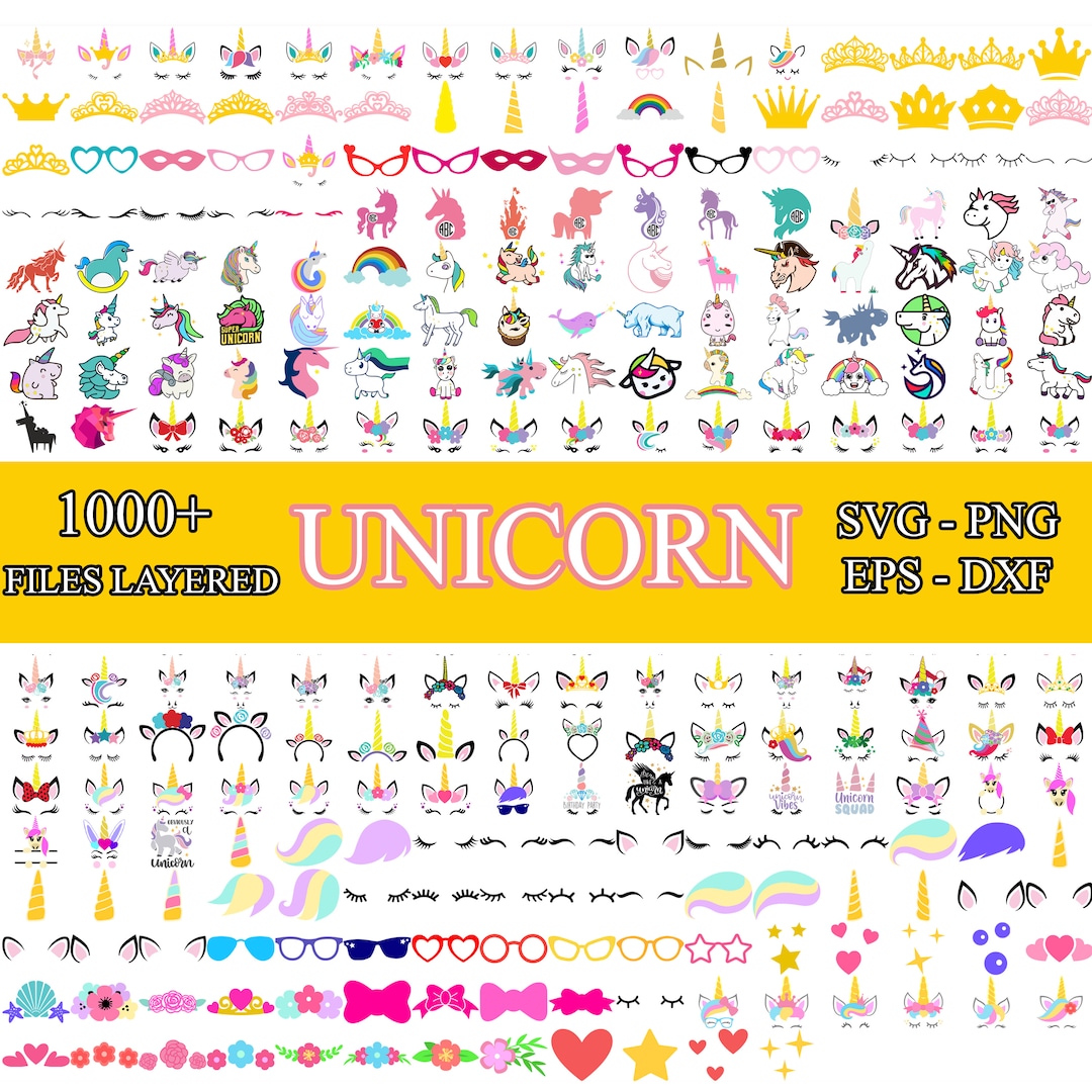 1000 Files Svg Bundle - Layered Design Vector Files - SVG for Cricut ...
