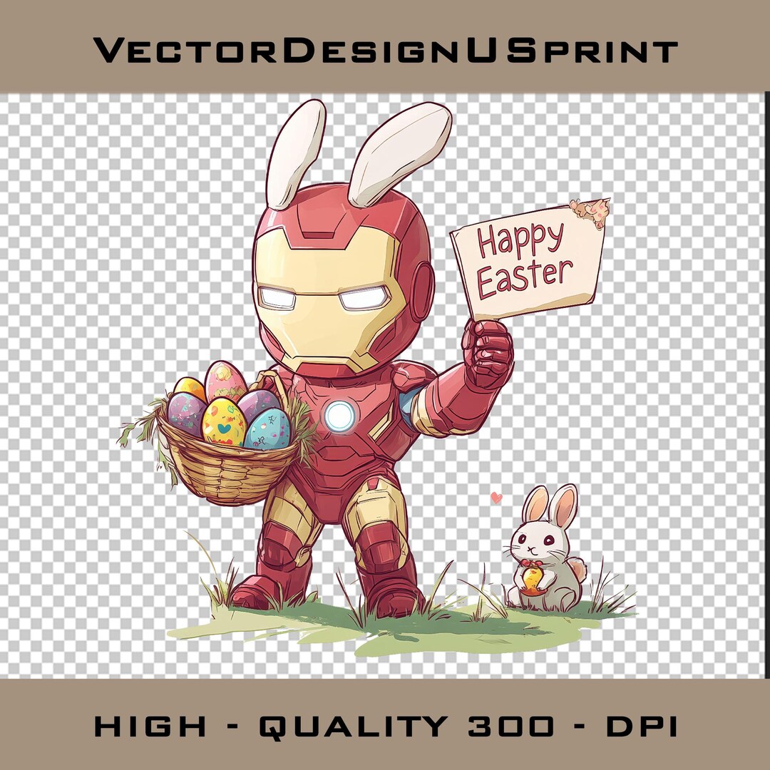 Easter Day Superhero Png, Hero Easter Png, Happy Easter Day Png, Funny ...