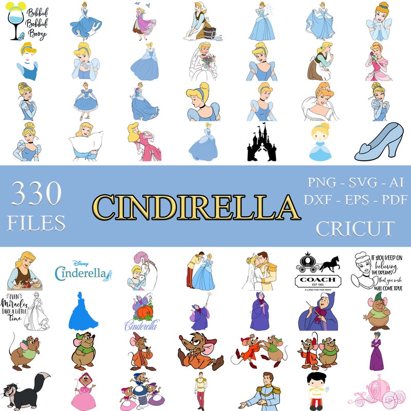 Cinderella Svg - Etsy