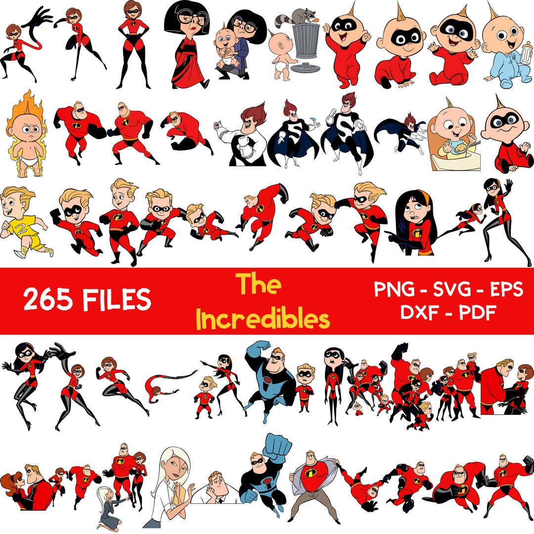 265 Files the Incredibles Svg, the Incredibles Bundle, the Incredibles ...