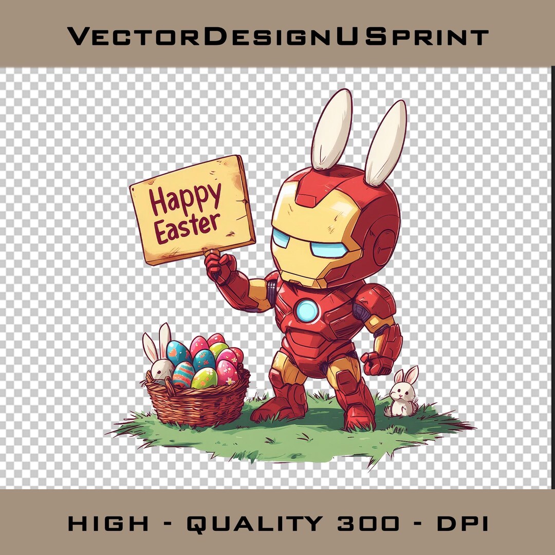 Easter Day Superhero Png, Hero Easter Png, Happy Easter Day Png, Funny ...