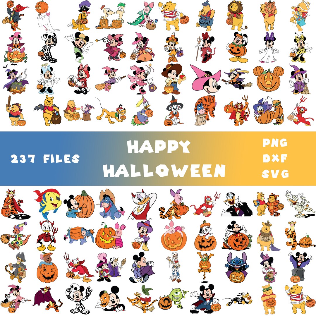 237 Files Halloween Svg Png Bundle, Bundle Halloween Costume Png ...