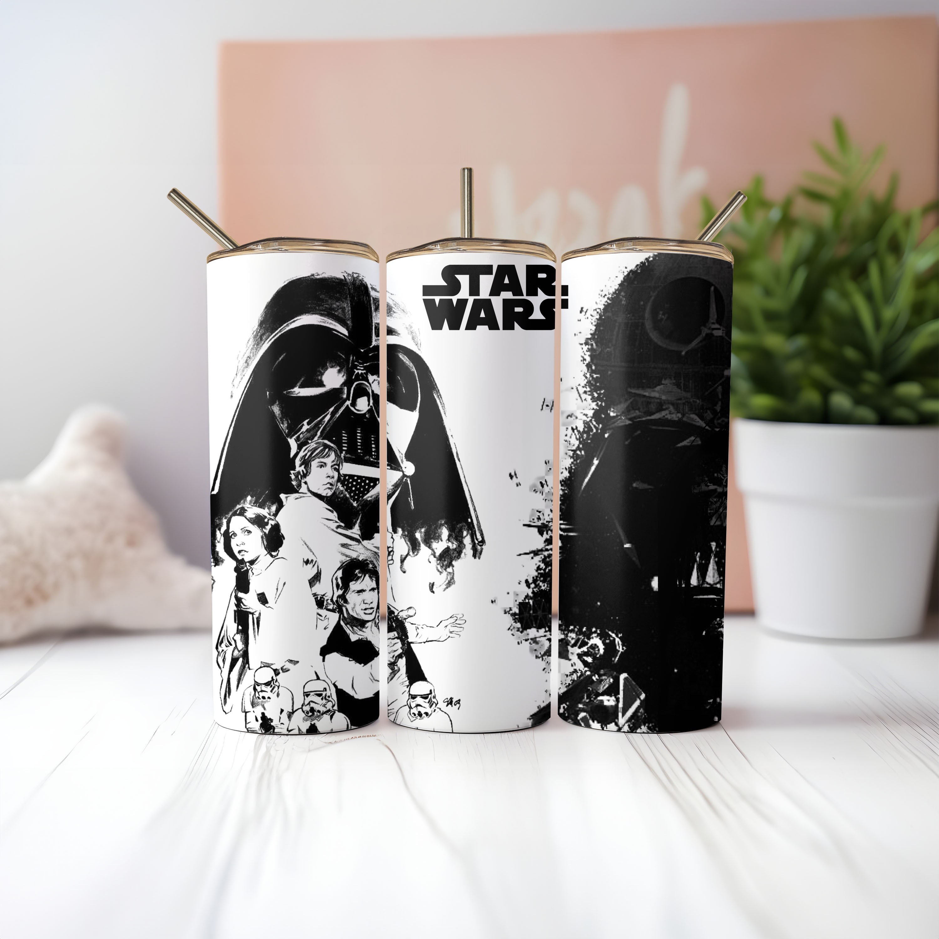 25 Files Star Wars Tumbler Wrap Bundle, Star Wars Sublimation Designs ...