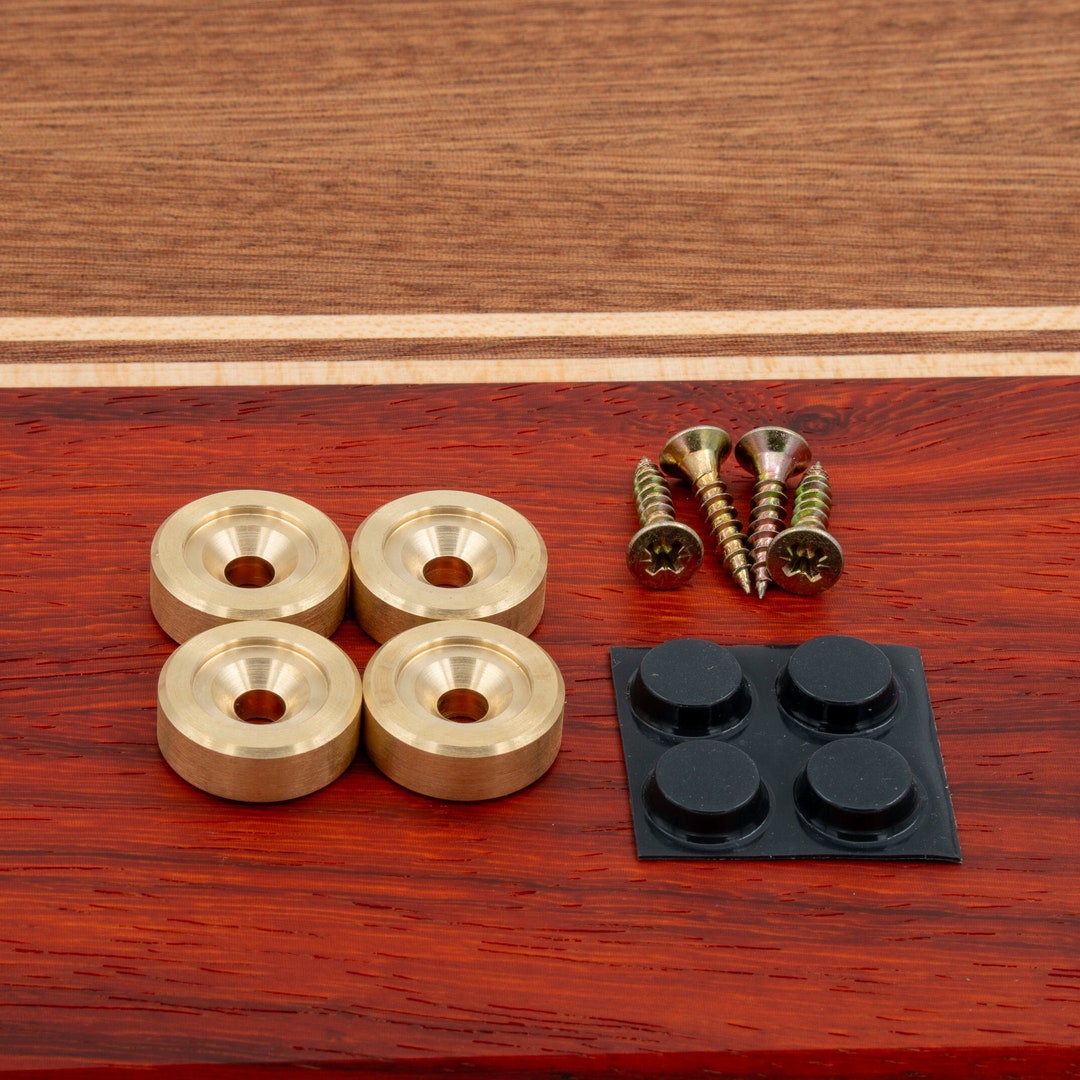 Solid Brass Cutting Board Feet, Upgrade Your Cutting Board, Charcuterie ...