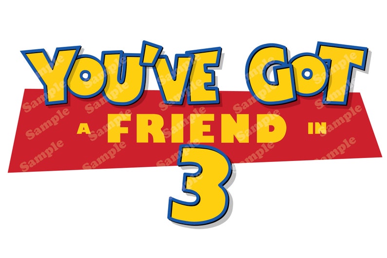 Toy Story Inspired 3rd Birthday Sign - Etsy