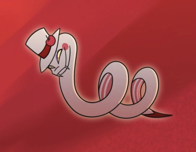 HAZBIN HOTEL Lucifer Snake Sticker - Etsy Australia